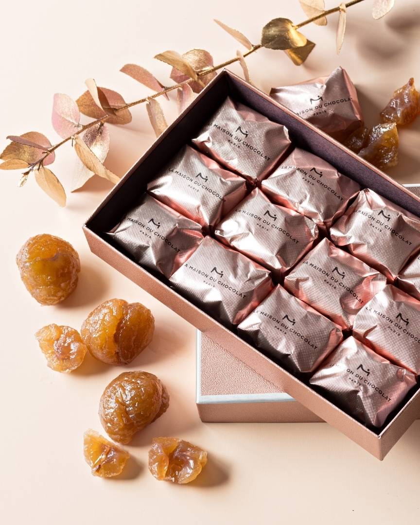 Marron Glace Gift Box 4pcs - La Maison du Chocolat